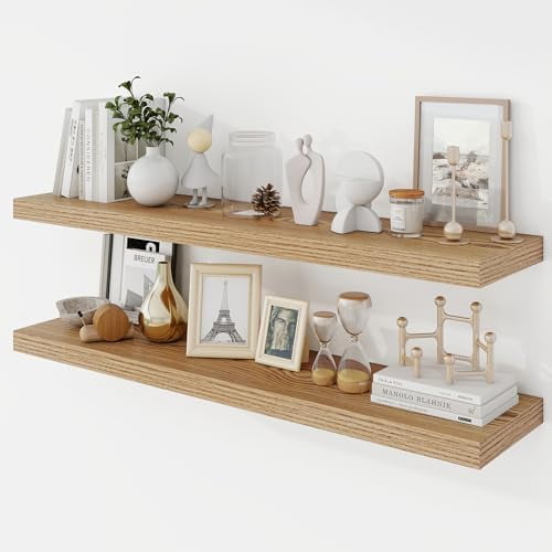36 Inch Floating Shelves, 9.3" Deep Floating Shelf Wall Mounted, 36 ...
