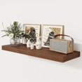 36 Inch Floating Wall Shelves, 12 Inch Deep Thick Wood Floating Shelf ...