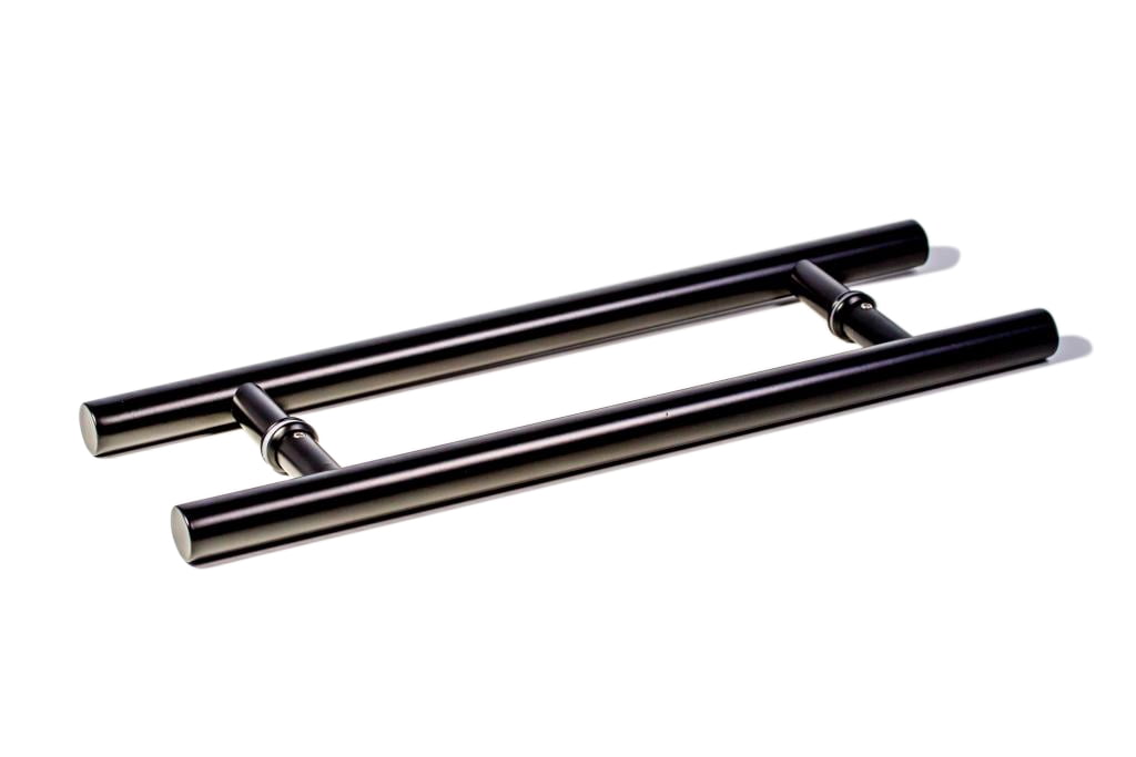 36 Inch Long Modern Stainless Steel Matte Black Door Pulls Interior ...