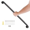 36 Inch Matte Black 1 Pack Stainless Steel Bathroom Safety Grab Bar ...