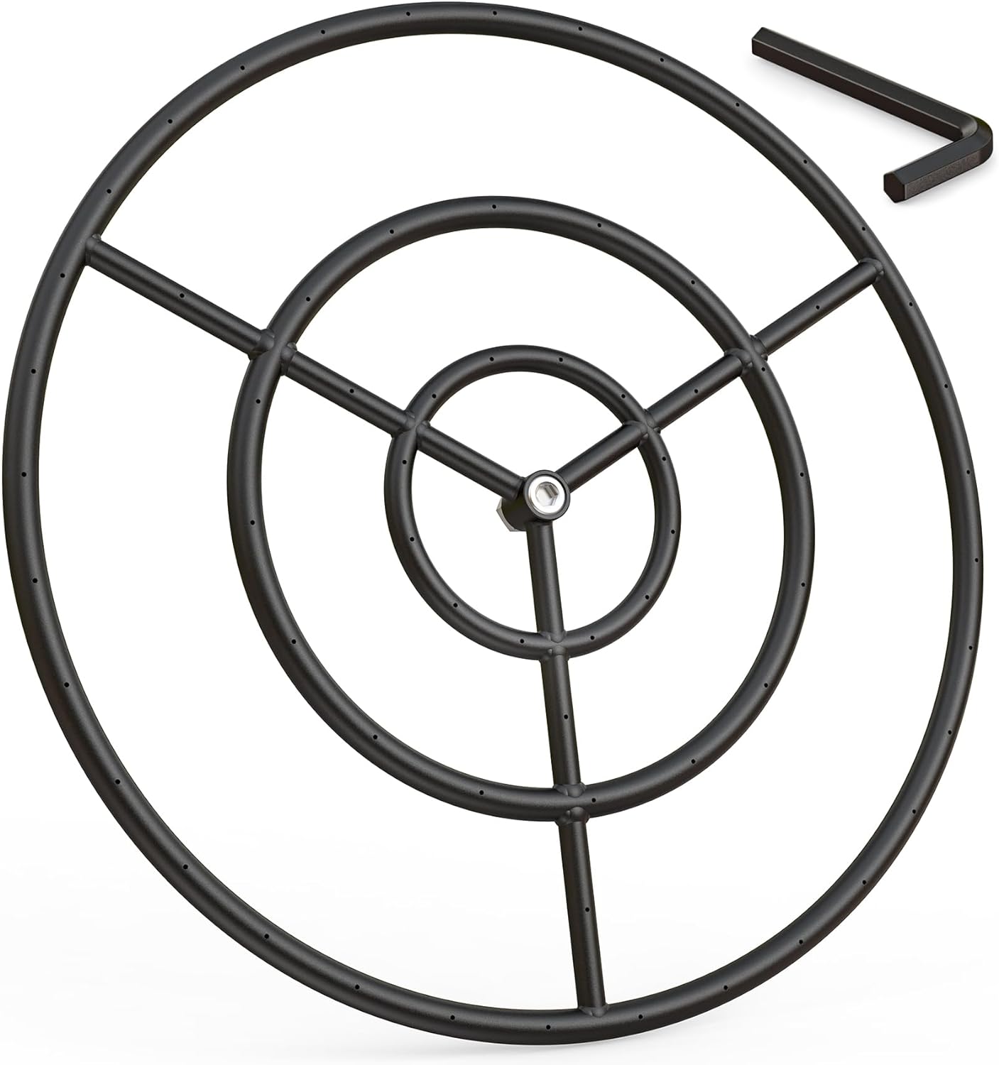 36 Inch Round Fire Pit Burner Ring for Natural Gas & Propane Fire Pit ...