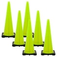 36 Inch Safety Green Traffic Cones (6 Pk) - Walmart.com