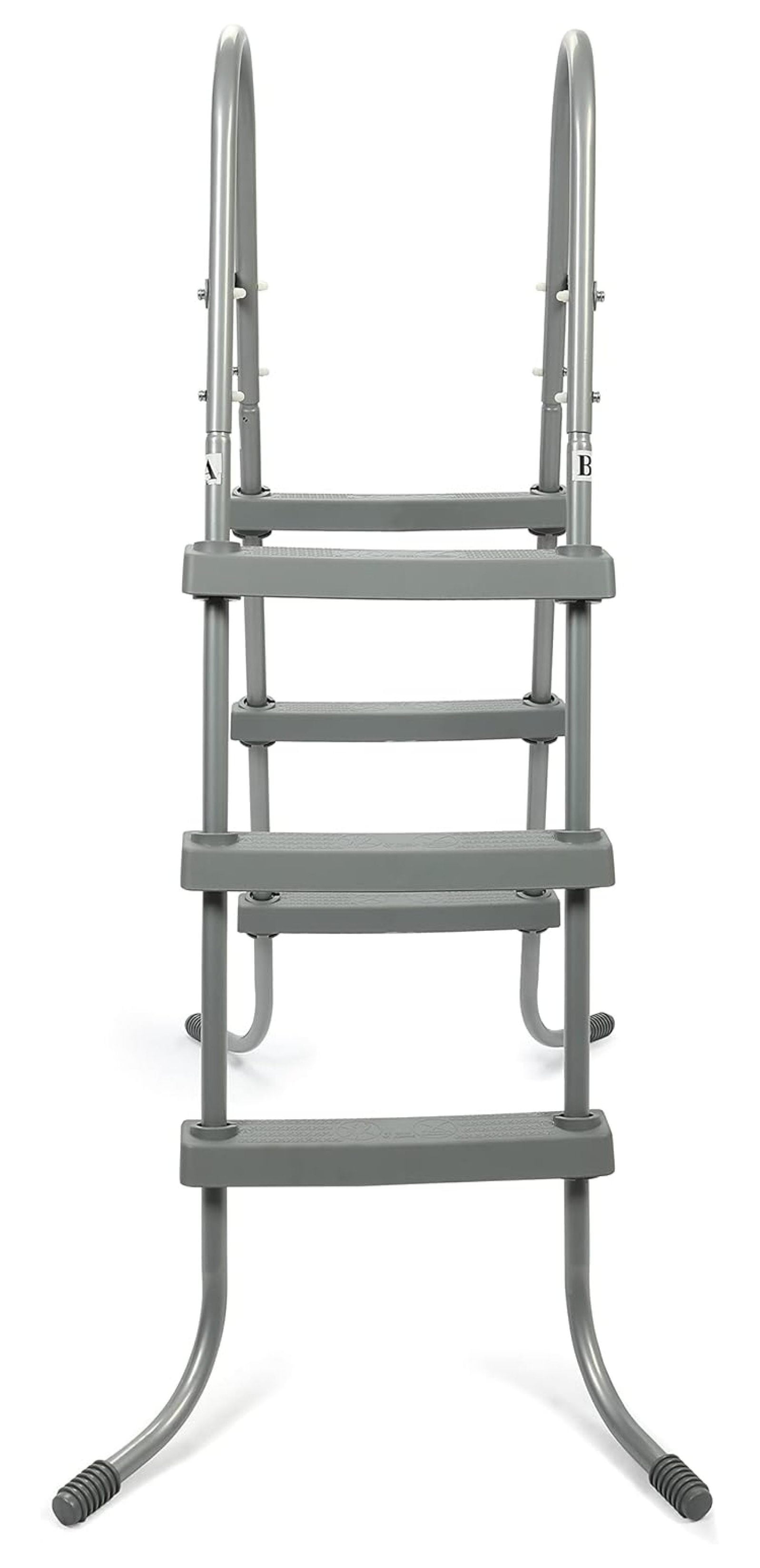 36 Inch Swimming Pool Ladder Above Ground W/ 3 Plastic Removable Steps ...