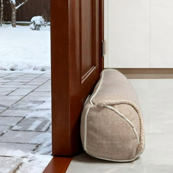36 Inch Under Door Draft Stopper, Blocks Hot Cold Air Wind from Door ...
