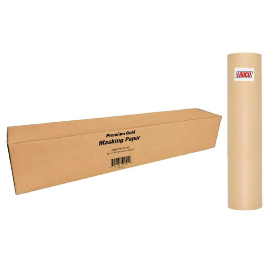 36 Inch Wide Masking Paper Roll 750 Feet Long, Multi-Purpose Brown ...