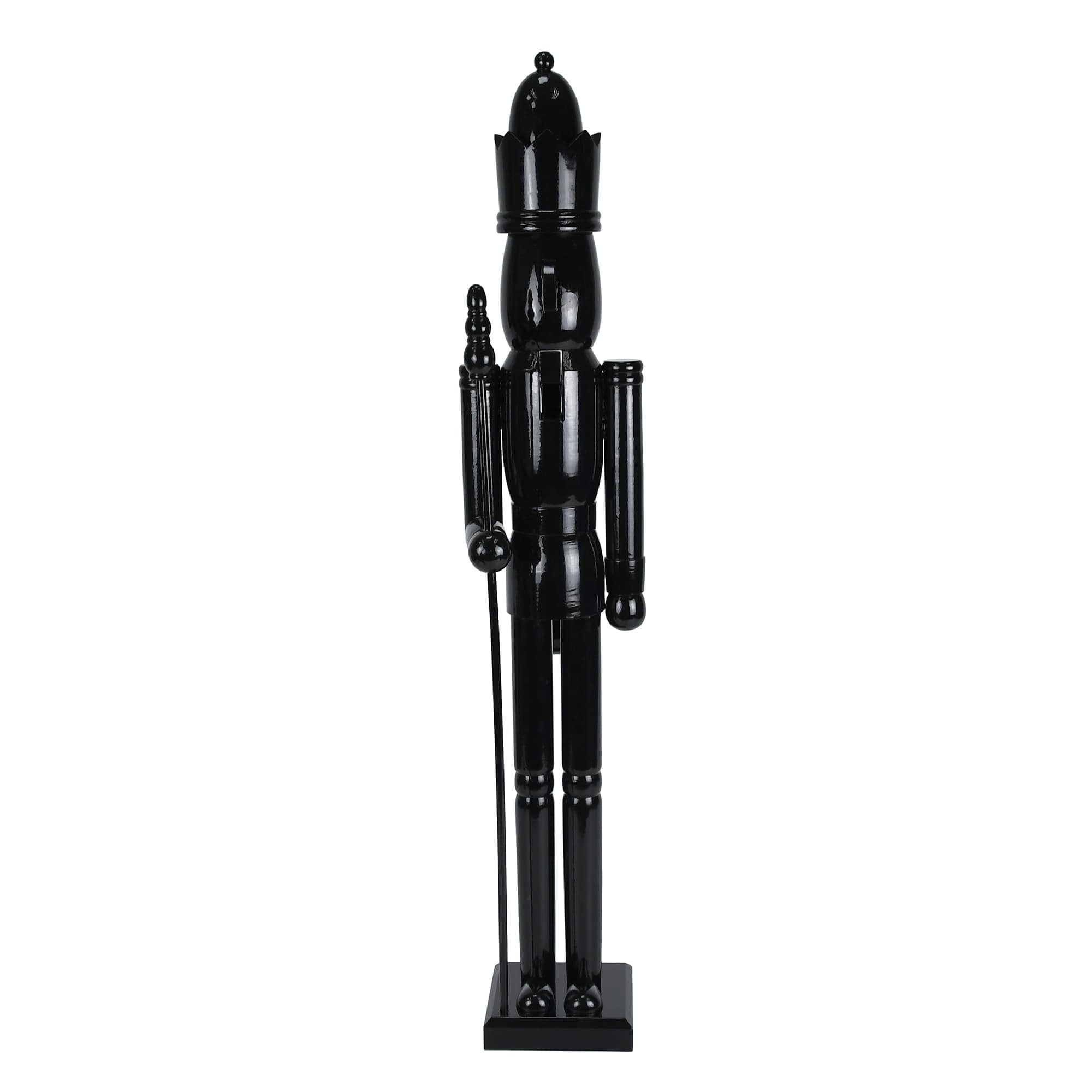 36 Inch Wooden Black King Nutcracker - Walmart.com