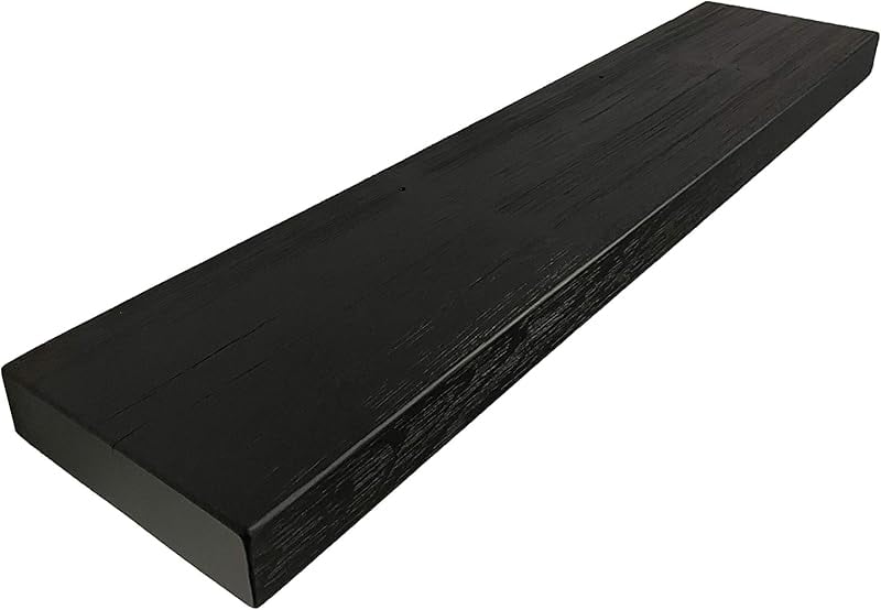 36 Inch Wooden Floating Shelves for Wall - Made of Natural Wood - Heavy ...