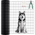 36 Inch x 50 FT Black Vinyl Coated Welded Wire Mesh 16 Gauge 2/3 Inch ...