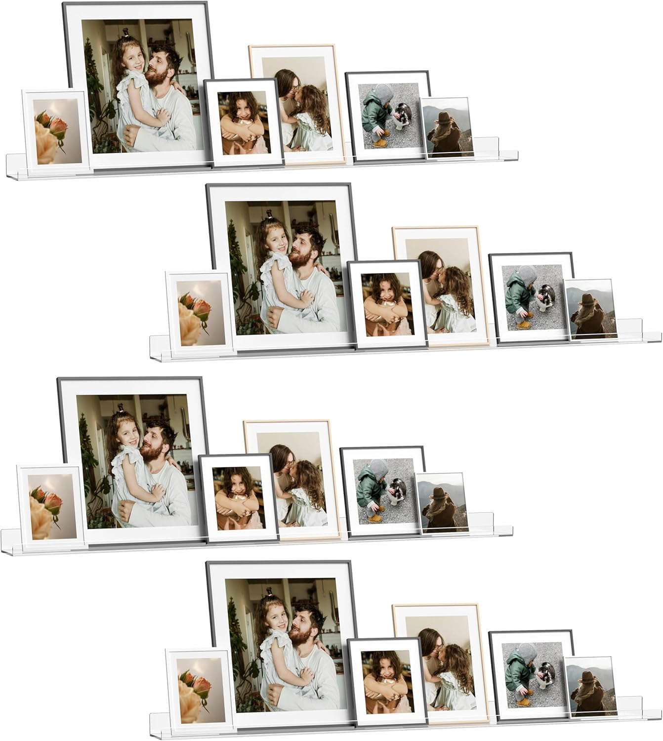 36 Inches Invisible Wall Floating Bookshelf for Kids and Nursery 16 ...