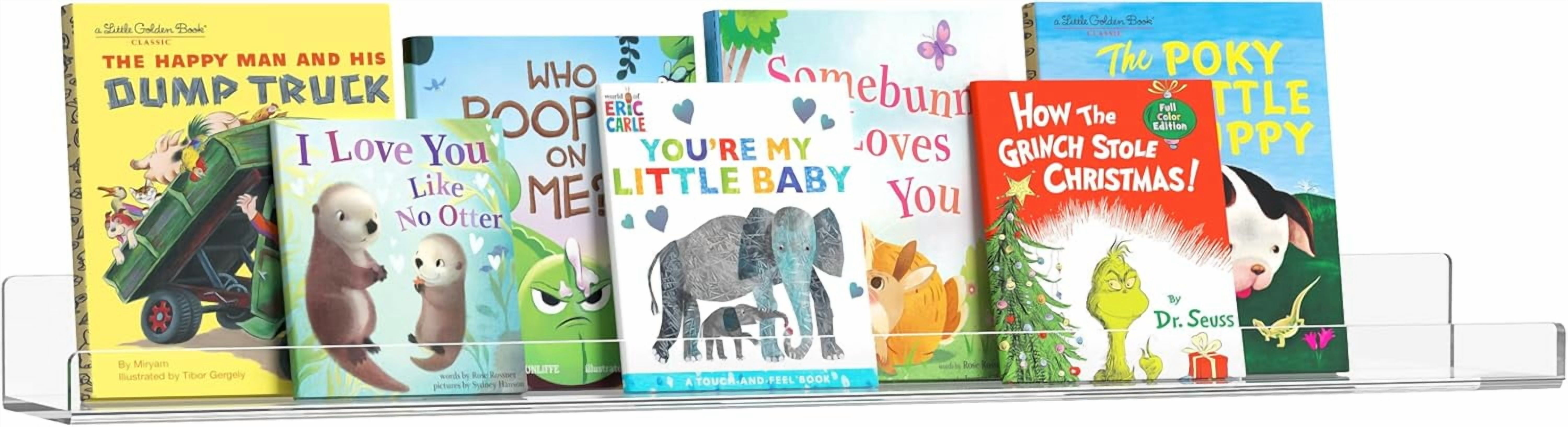 36 Inches Invisible Wall Floating Bookshelf for Kids and Nursery 16 ...