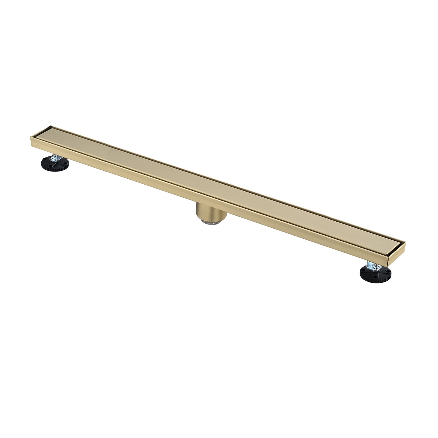 36 Inches Linear Shower Drain, Included Hair Strainer and Leveling Feet ...