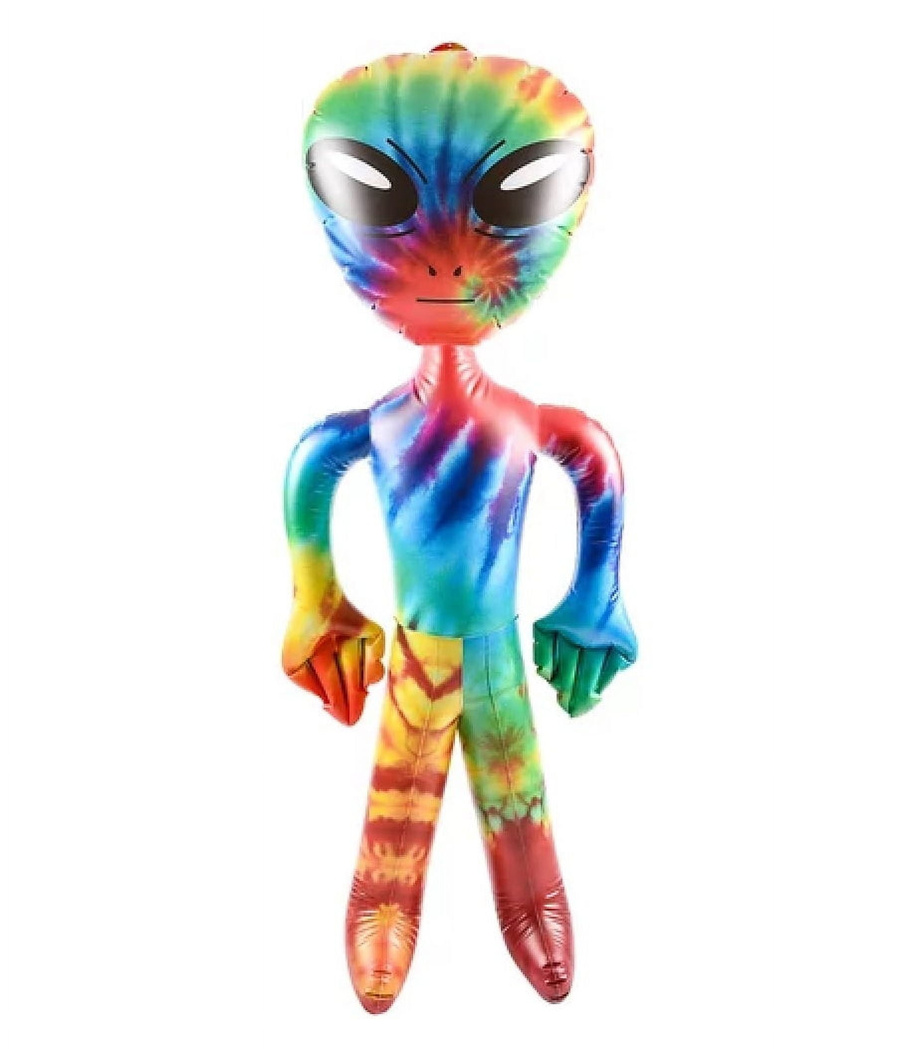 36" Inflateable Tie Dye Alien - Walmart.com