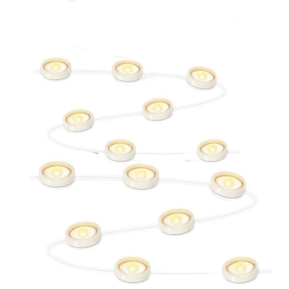 36-Light 50 ft. Indoor/Outdoor Plug-In Integrated LED Fairy String ...