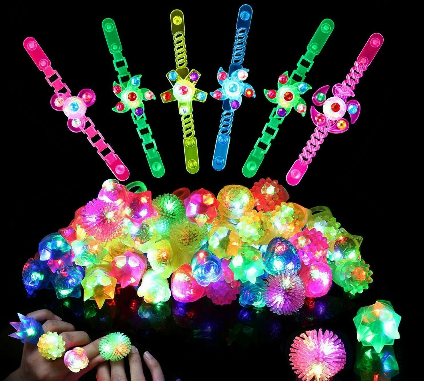 Rhinestone Plastic Rings, Way to Celebrate Party Favors - 8ct - Walmart.com