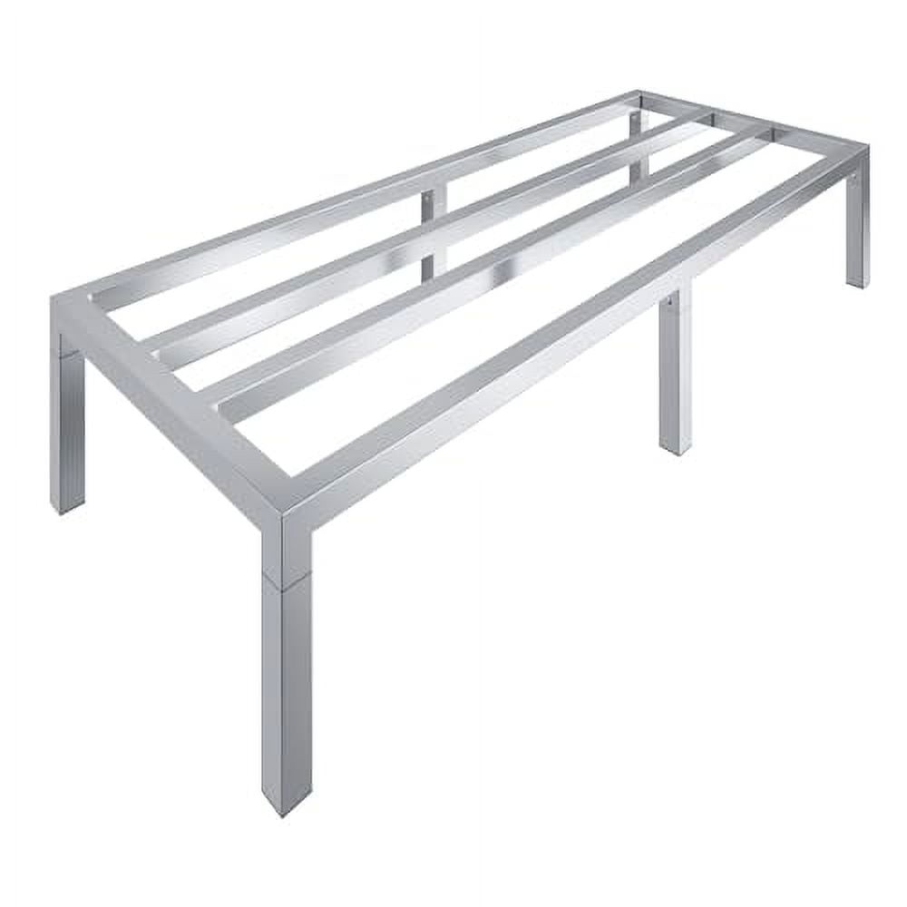 36" Long x 14" Wide | Height: 8" Off The Floor Aluminum Dunnage Rack ...