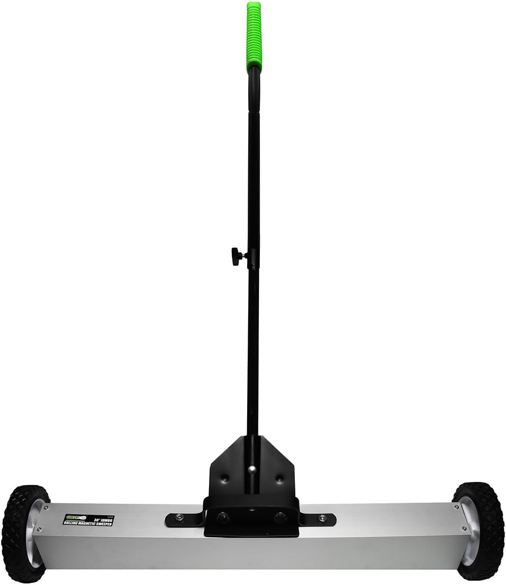 36" Magnetic Floor Sweeper With Wheels & Release - 50 lb Capacity ...