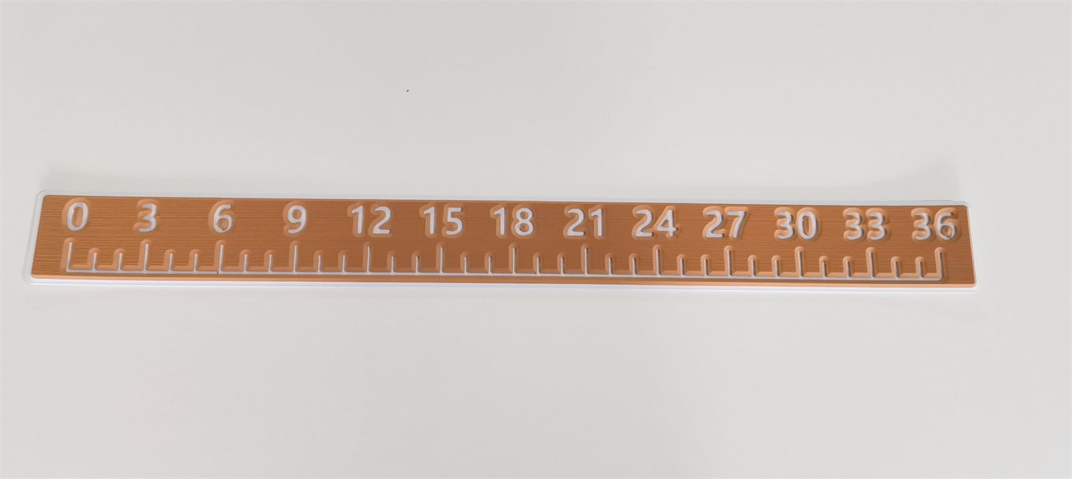 36" Marine EVA Fish Gauge, Peel & Stick Waterproof Measuring Sticker ...
