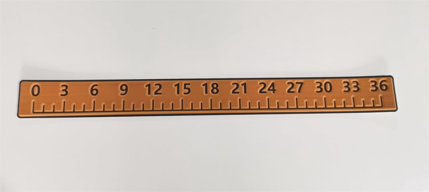 36" Marine EVA Fish Gauge, Peel & Stick Waterproof Measuring Sticker ...