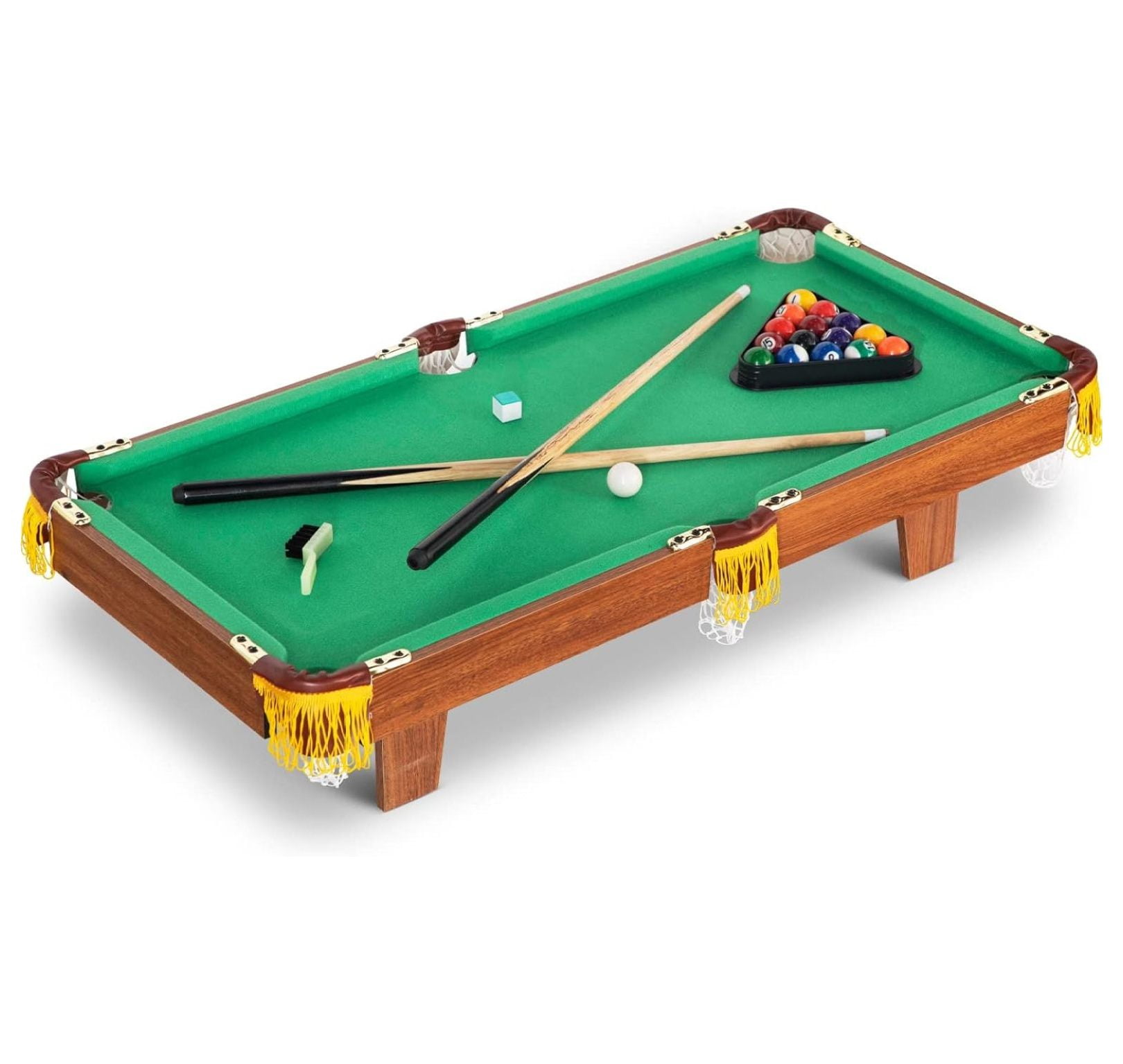 36" Mini Pool Table & Billiard Set, Portable Billiards Game, Small Pool ...