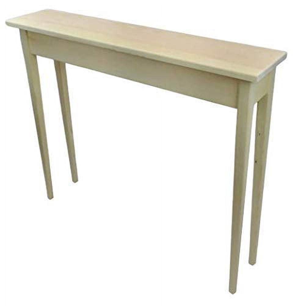 36" Narrow Console Sofa Table - Unfinished with Tapered Legs - Walmart.com