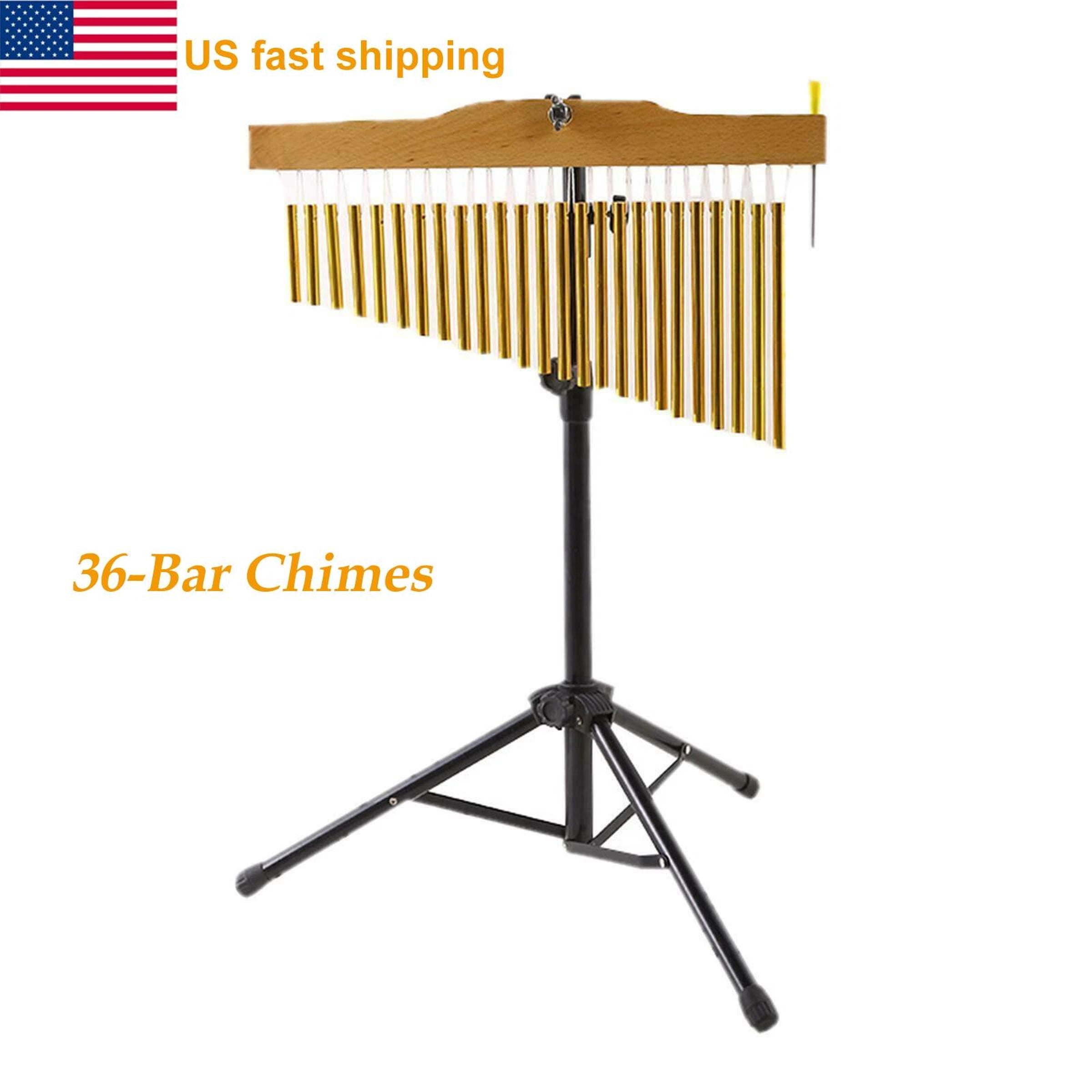 36 Notes Bar Chimes Wind Chime Musical Percussion Instrument w/Tripod ...