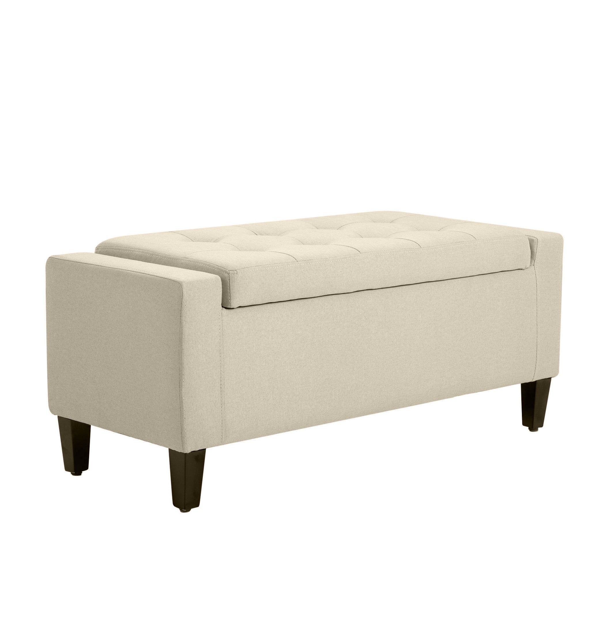 36" Ottoman with Storage, Storage Ottoman Bench with Lift Top and ...