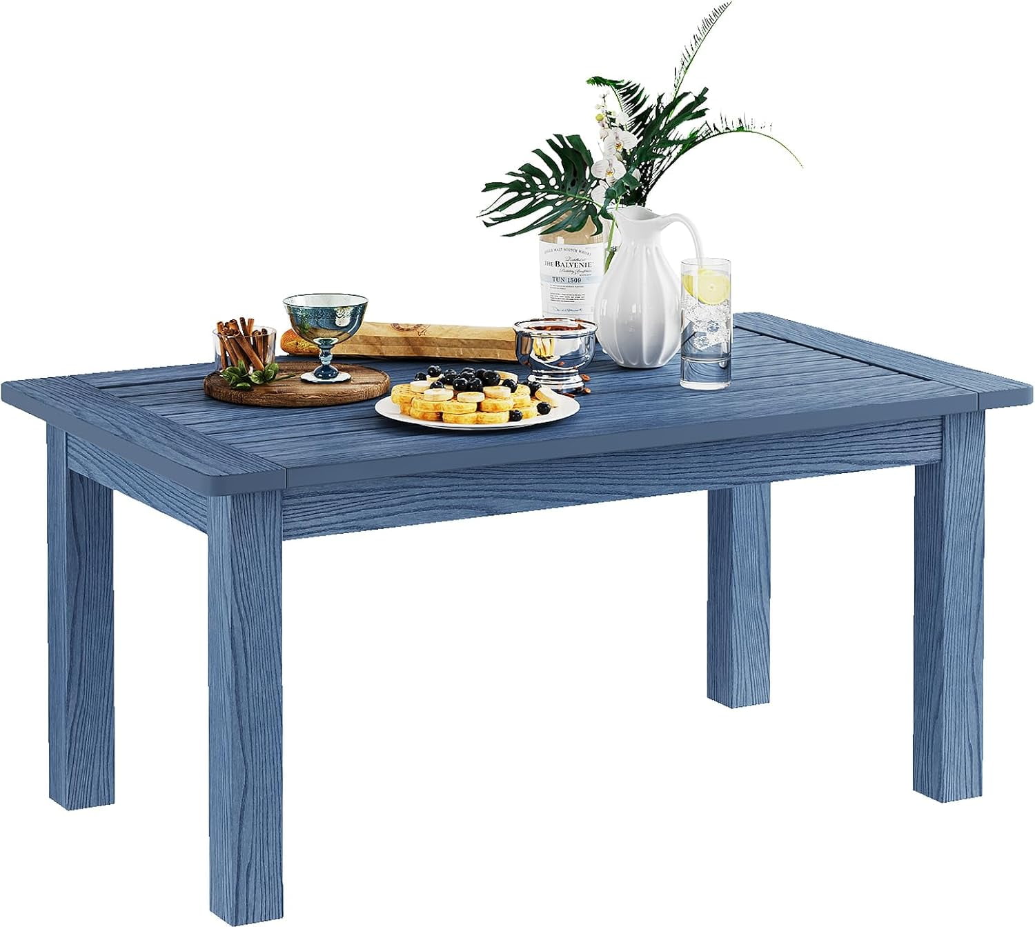 36" Outdoor Coffee Table, Weatherproof HIPS Patio Coffee Tables for ...