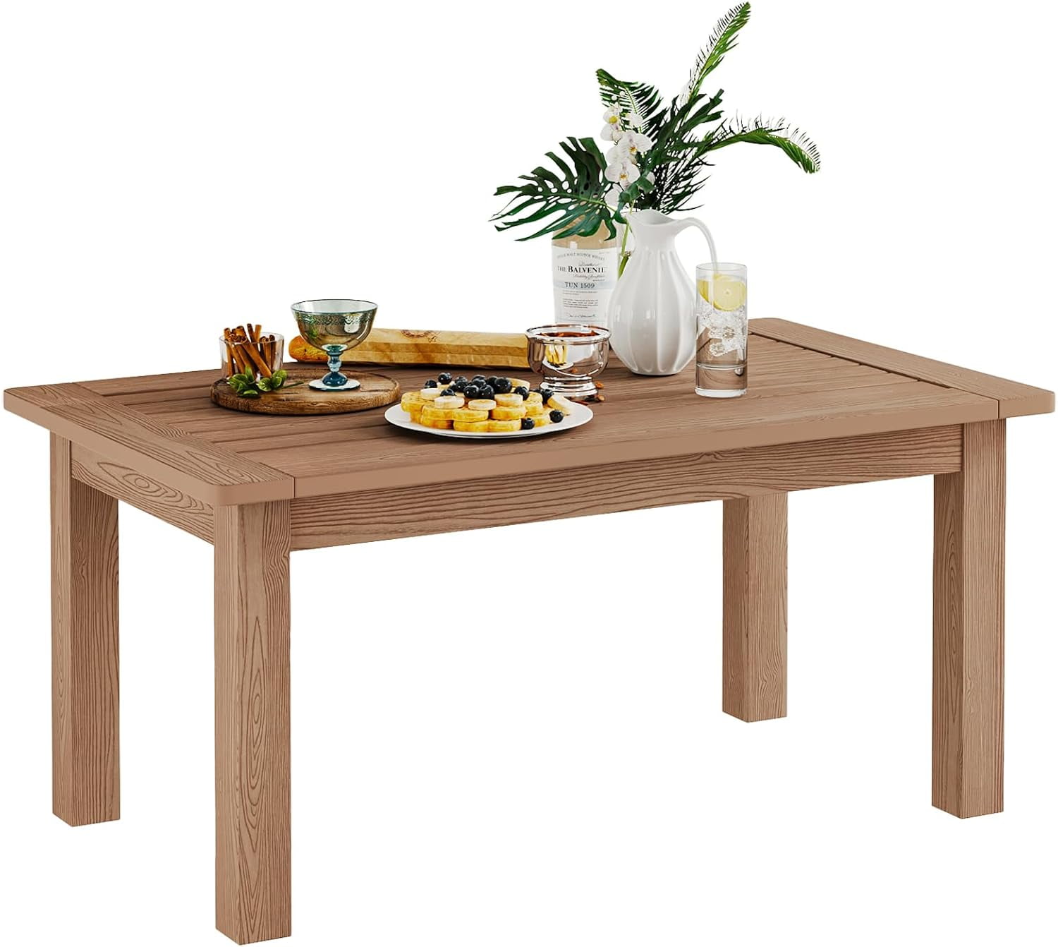 36" Outdoor Coffee Table, Weatherproof HIPS Patio Coffee Tables for ...