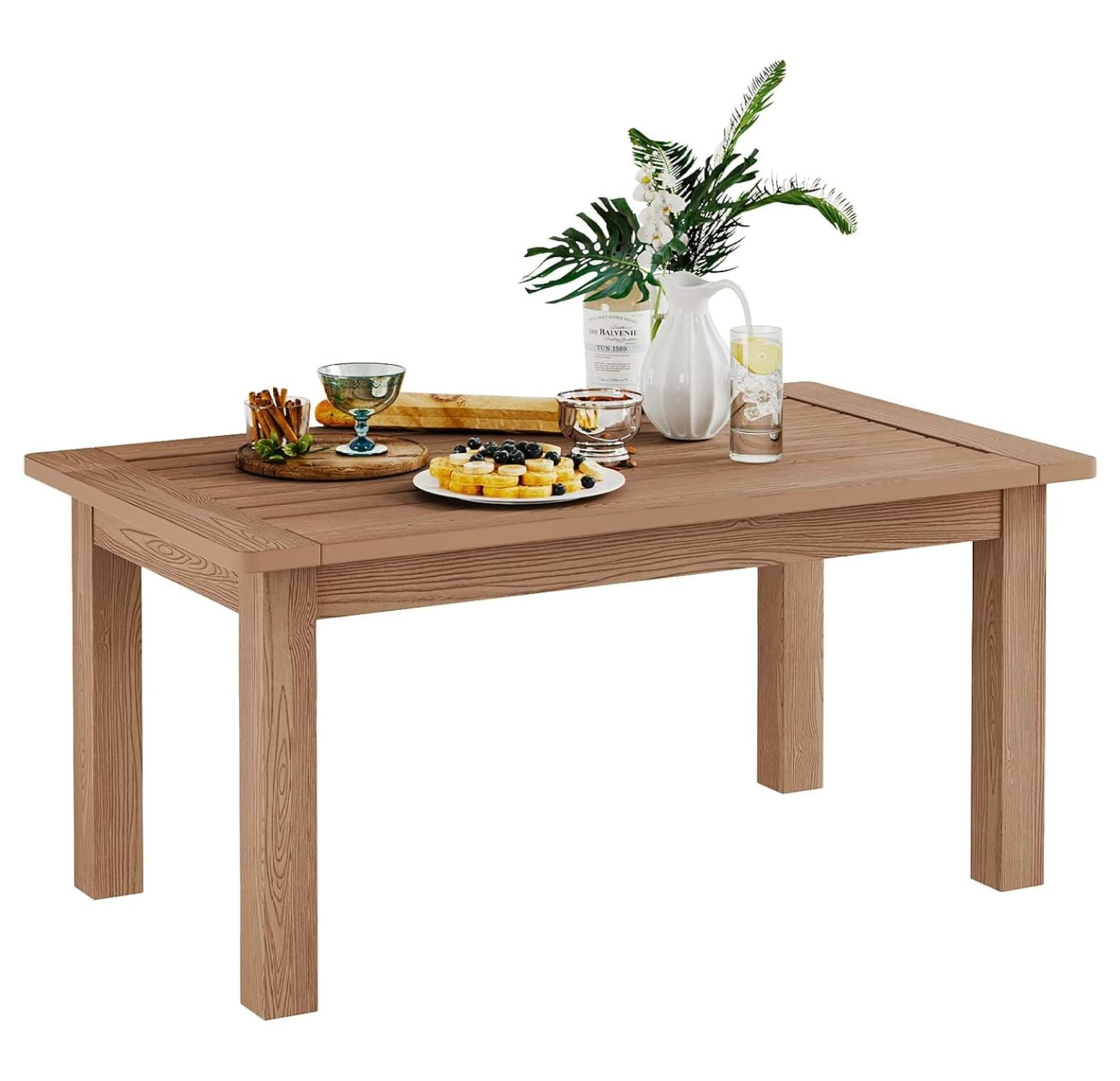 36" Outdoor Coffee Table, Weatherproof HIPS Patio Coffee Tables for ...