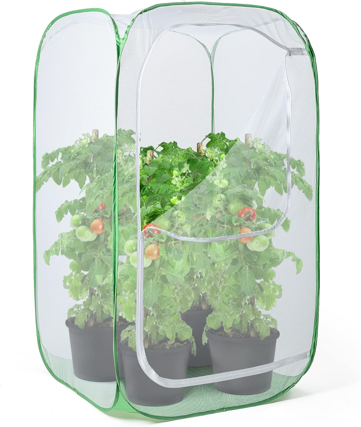 36" Outdoor Mesh Plant Enclosure, Plant Cover for Pests, Bird and Pest ...