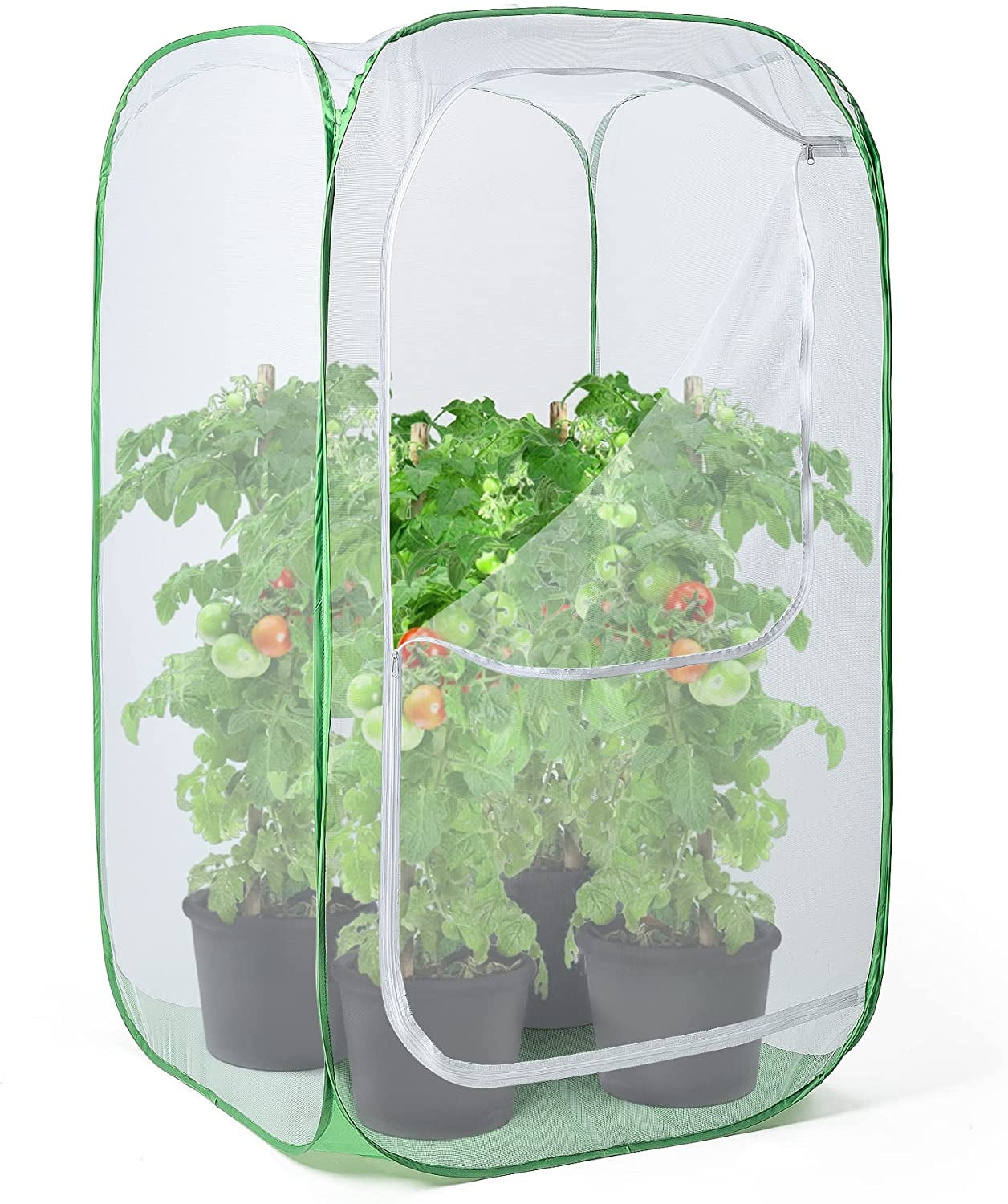 36" Outdoor Mesh Plant Enclosure, Plant Cover for Pests, Bird and Pest ...