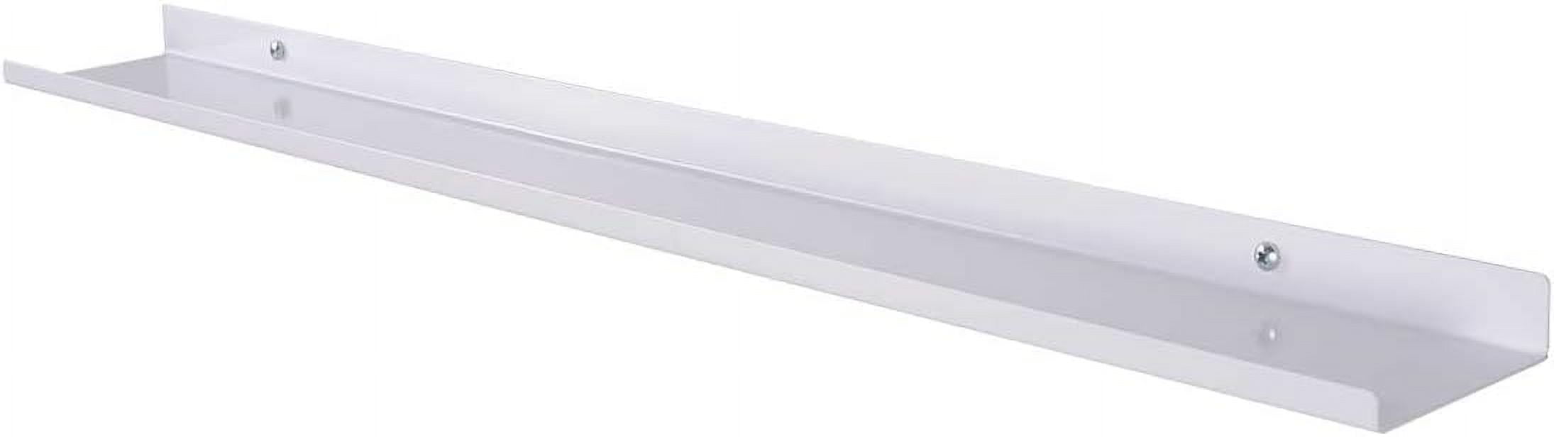 36" Over-the-Range Display/Shelf/Ledge/Spice Rack. 3.5" deep (White ...