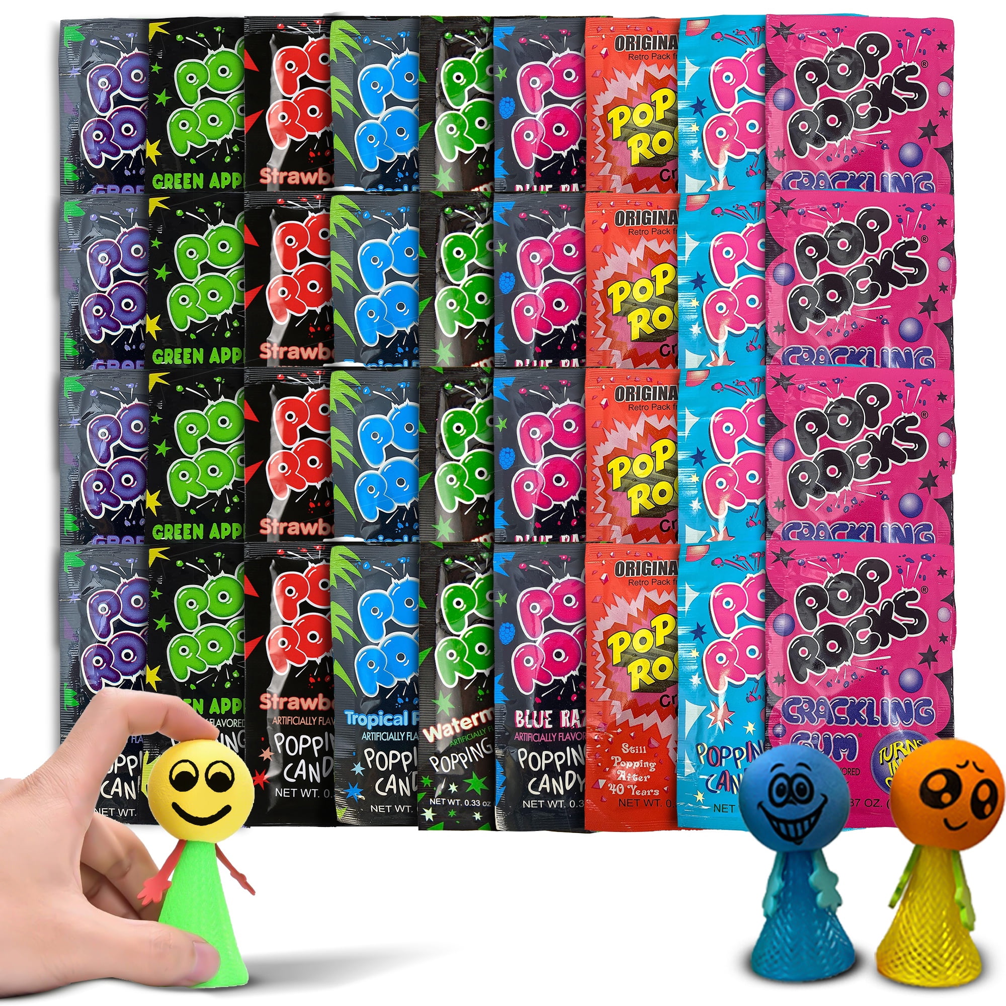 (36 PACK 9 FLAVOURS) Fabqual's Bundle of pop rocks candy bulk pop rocks ...
