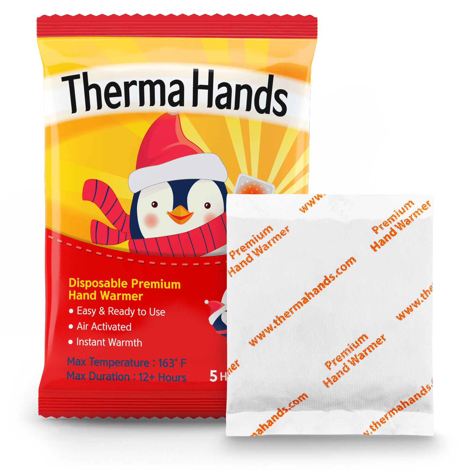 [36 PACK] ThermaHands Hand Warmers - Value Pack (Size: 3.5 inch x 4 ...