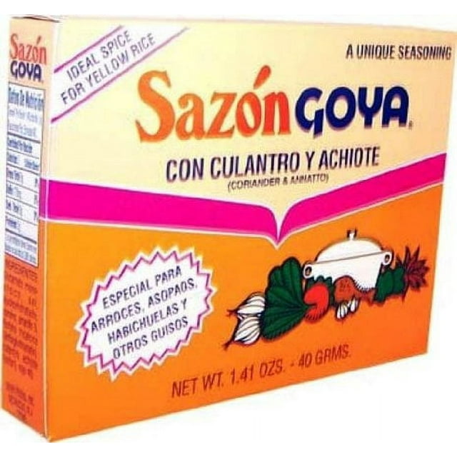 36 PACKS : Goya Sazon Culantro y Achiote, 1.41-Ounce - Walmart.com