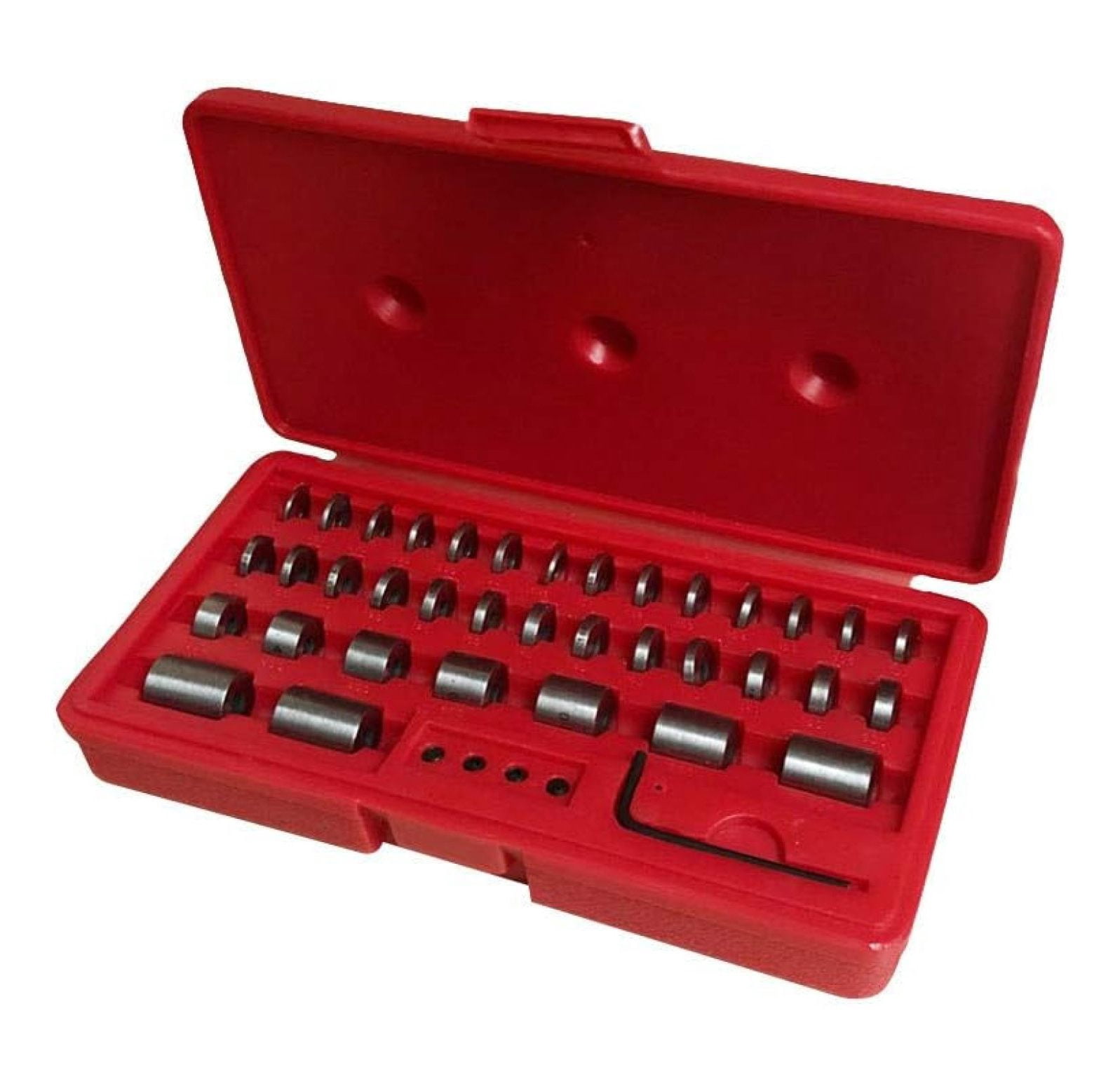 36 PC Steel Round Gage Space Harden Block Blocks Gauge Set ID Thread ...