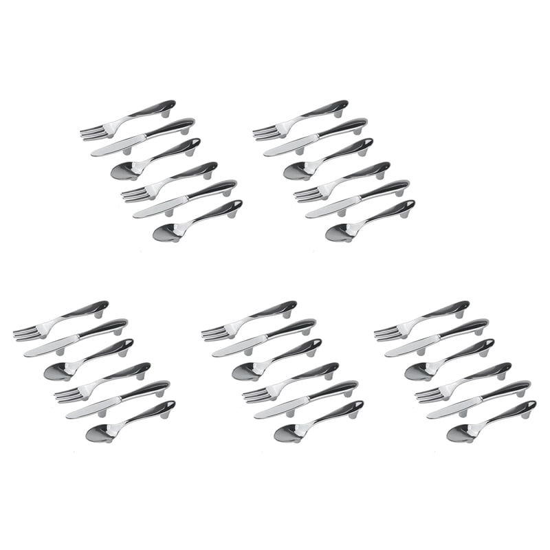 36 PCS Knife Spoon Fork Kitchen Cabinet Closet Drawer Pull Handles Knobs 3-Inch Center to Center ...