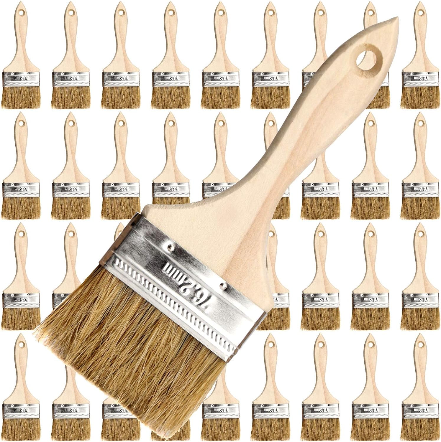 36 Pack 3 Inches Chip Paint Brushes, Professional DIY Home Trim House ...