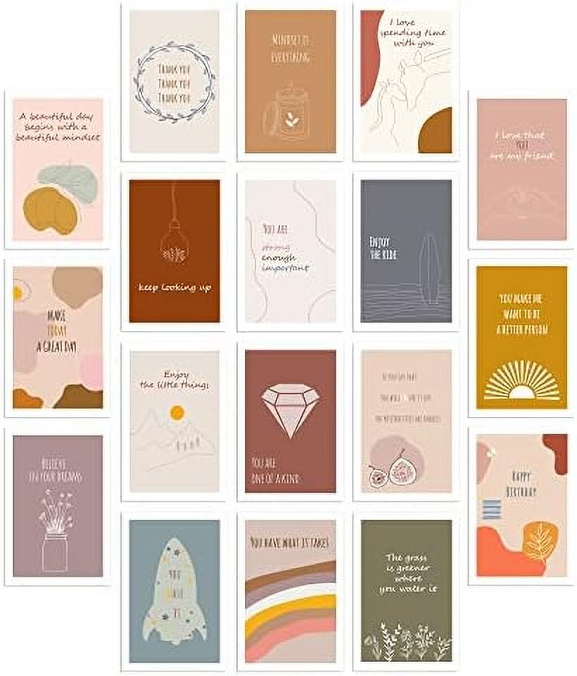 36 Pack Assorted Motivational Post Cards - Inspirational Encouragement ...
