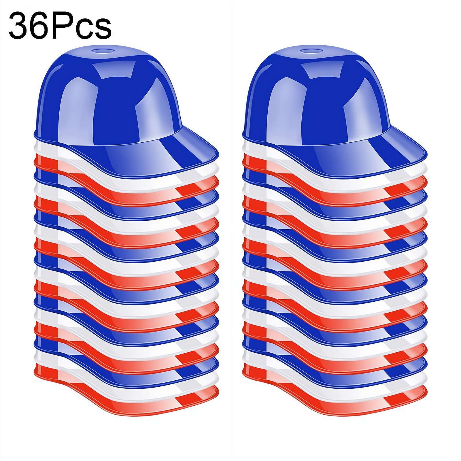 36 Pack Baseball Helmet Bowls, Fun Mini Ice Cream and Snack Cups for ...