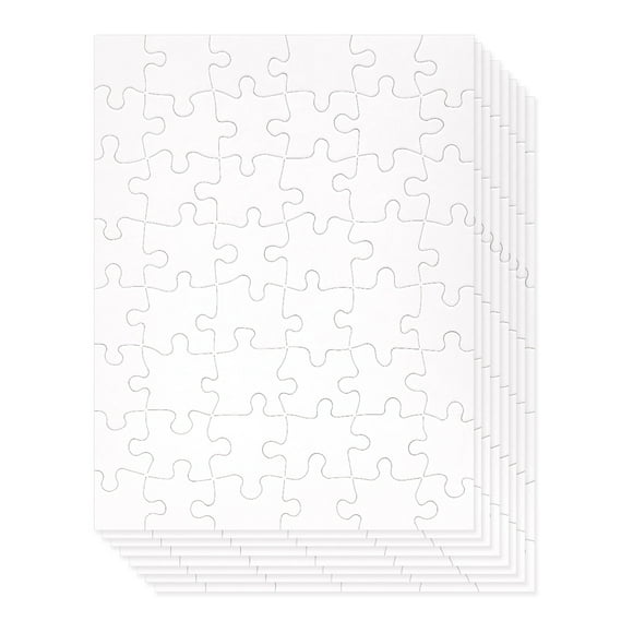 Large Blank Puzzle Piece