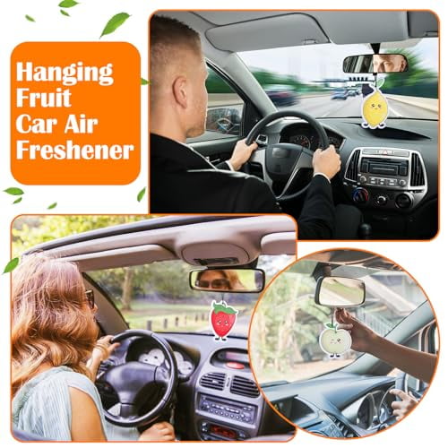 36 Pack Car Air Freshener, 9 Different Fruit Flavored Hanging Air ...