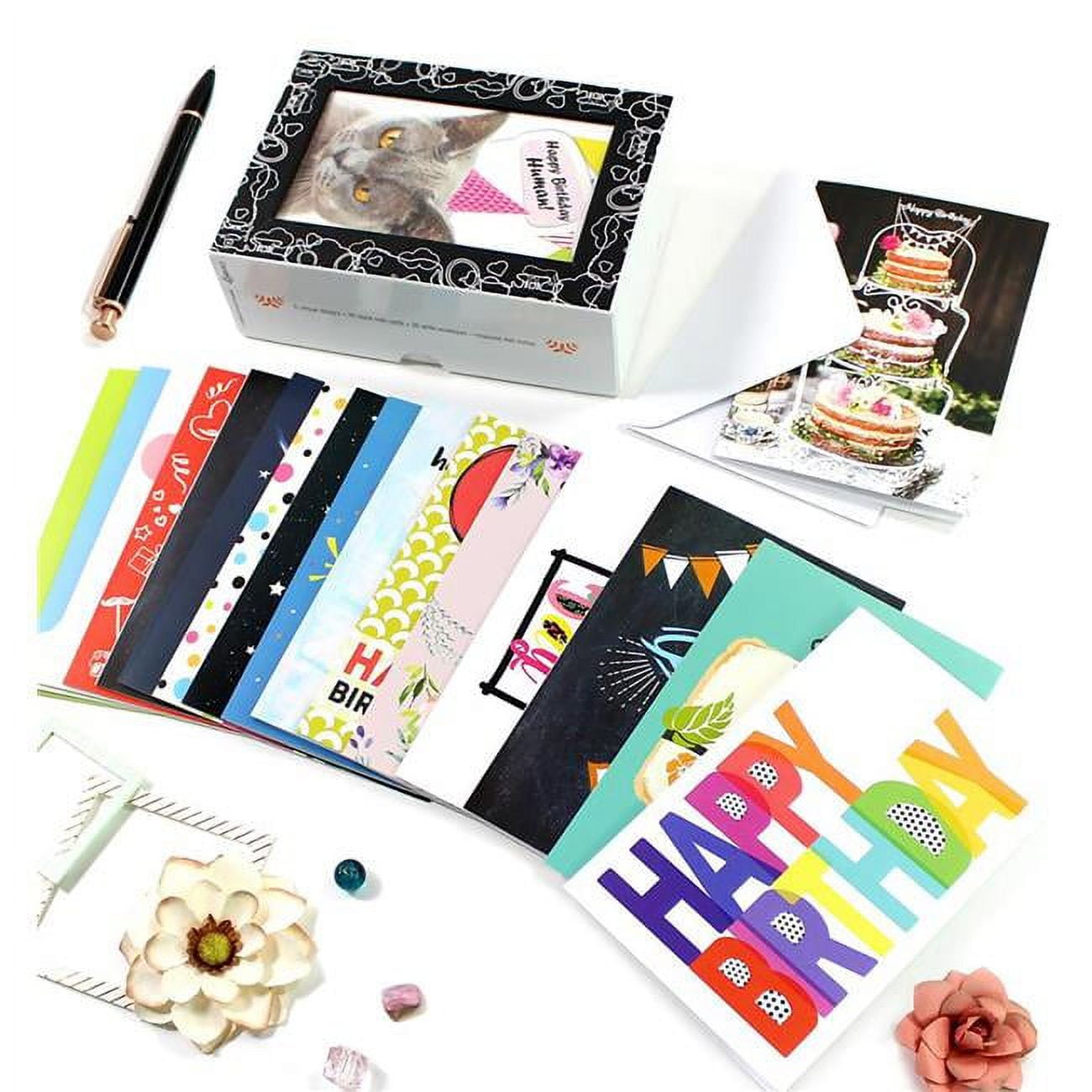 36 Pack Card Box Assortment of Happy Birthday Cards - Walmart.com