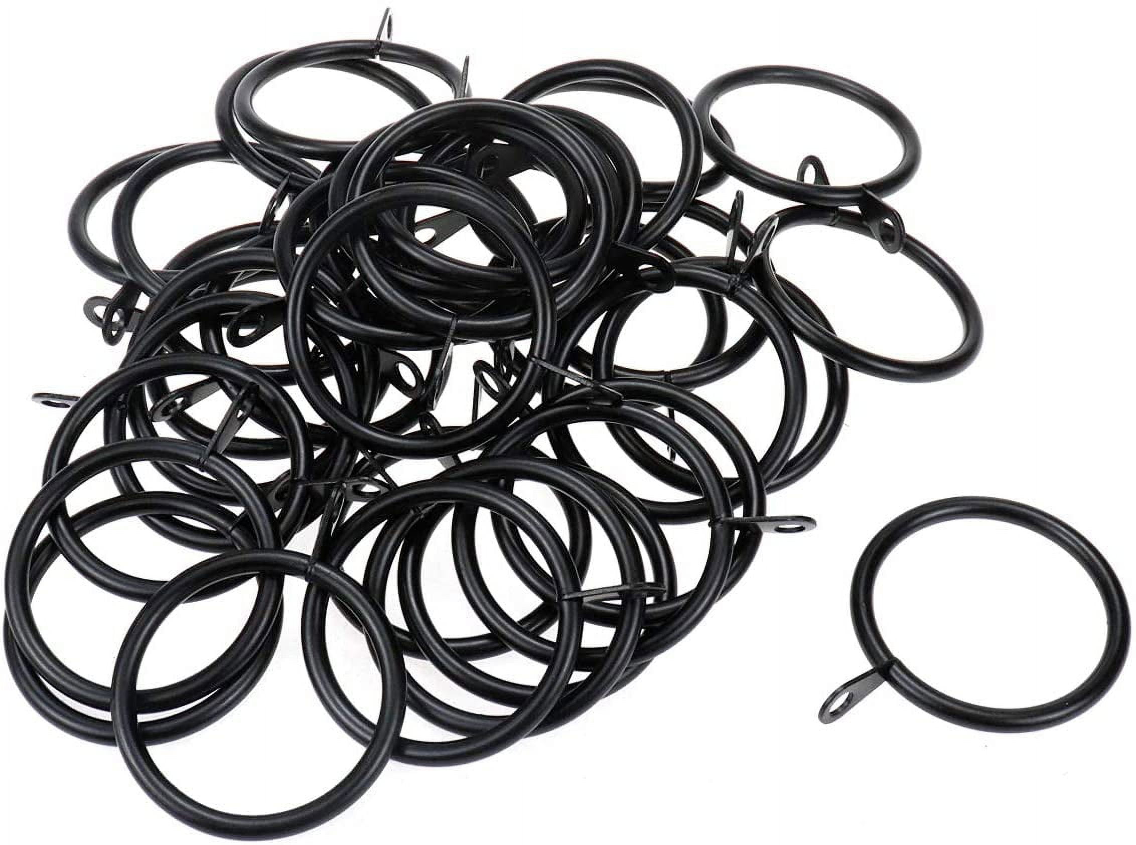 36 Pack Drapery Eyelet Curtain Rings Inner Diameter 1.5 inch Hanging ...
