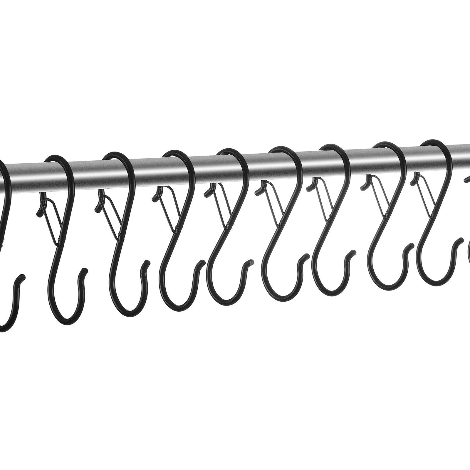 36-Pack Industrial S Hooks – 39.68 lbs Load Capacity – Reinforced Metal ...