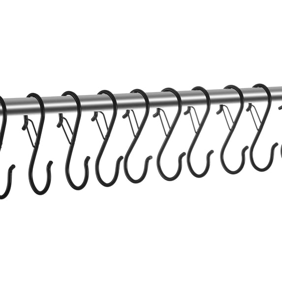 36-Pack Industrial S Hooks – 39.68 lbs Load Capacity – Reinforced Metal ...
