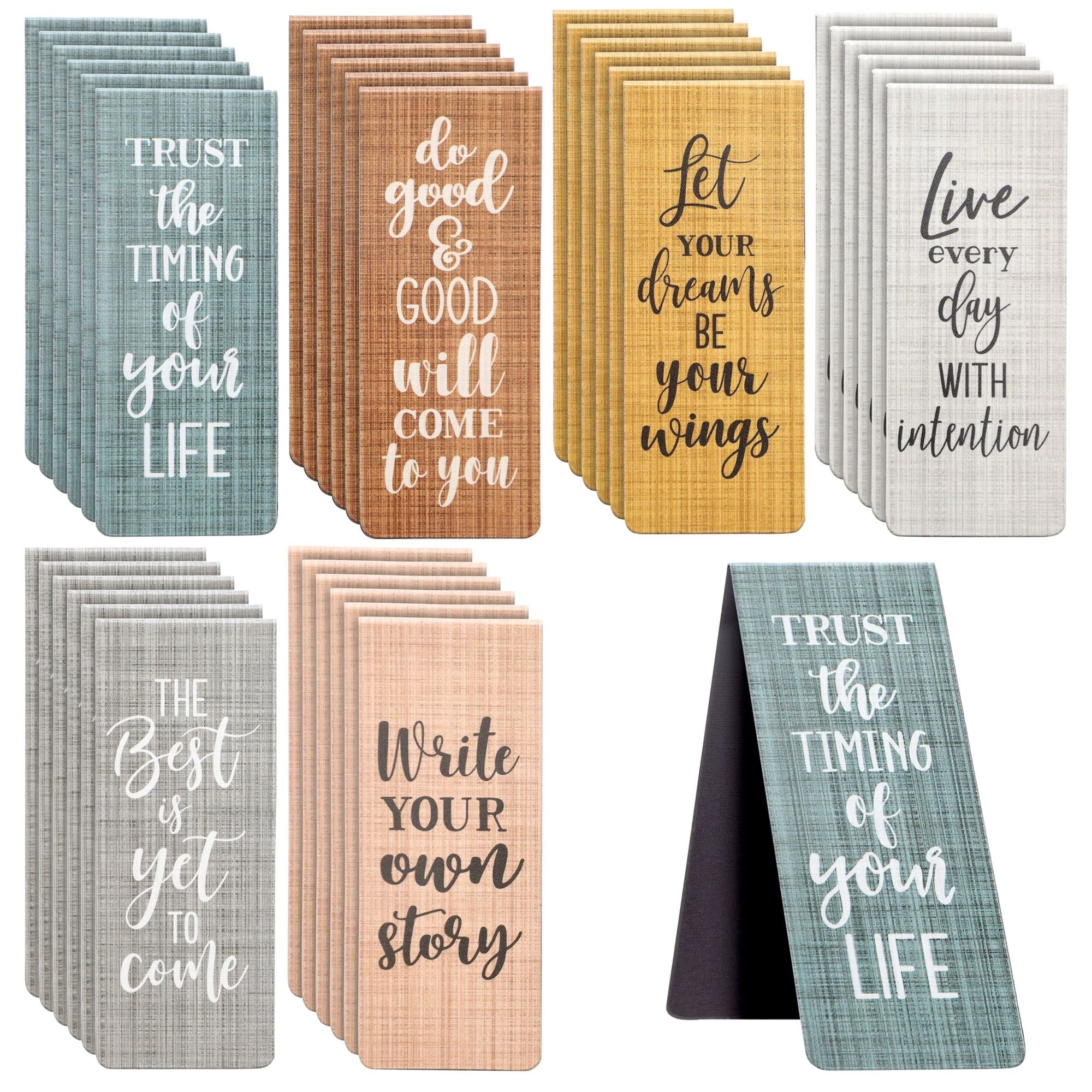 36-Pack Inspirational Magnetic Bookmarks for Women with Motivational ...