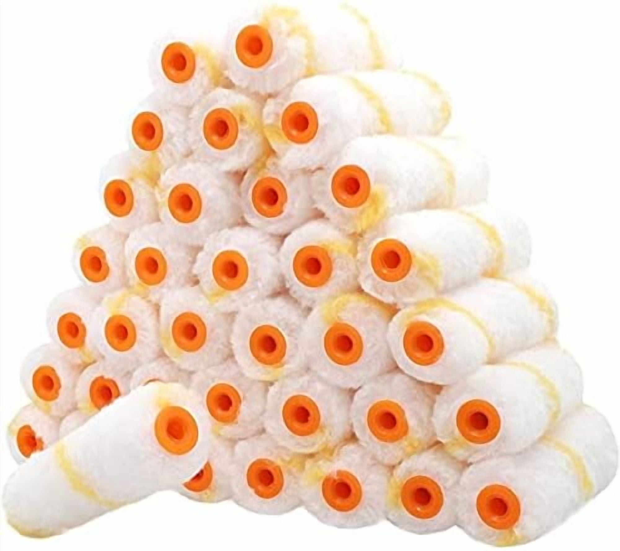 36 Pack Mini Paint Roller Covers - 4-Inch Foam Roller Pack - Paint ...