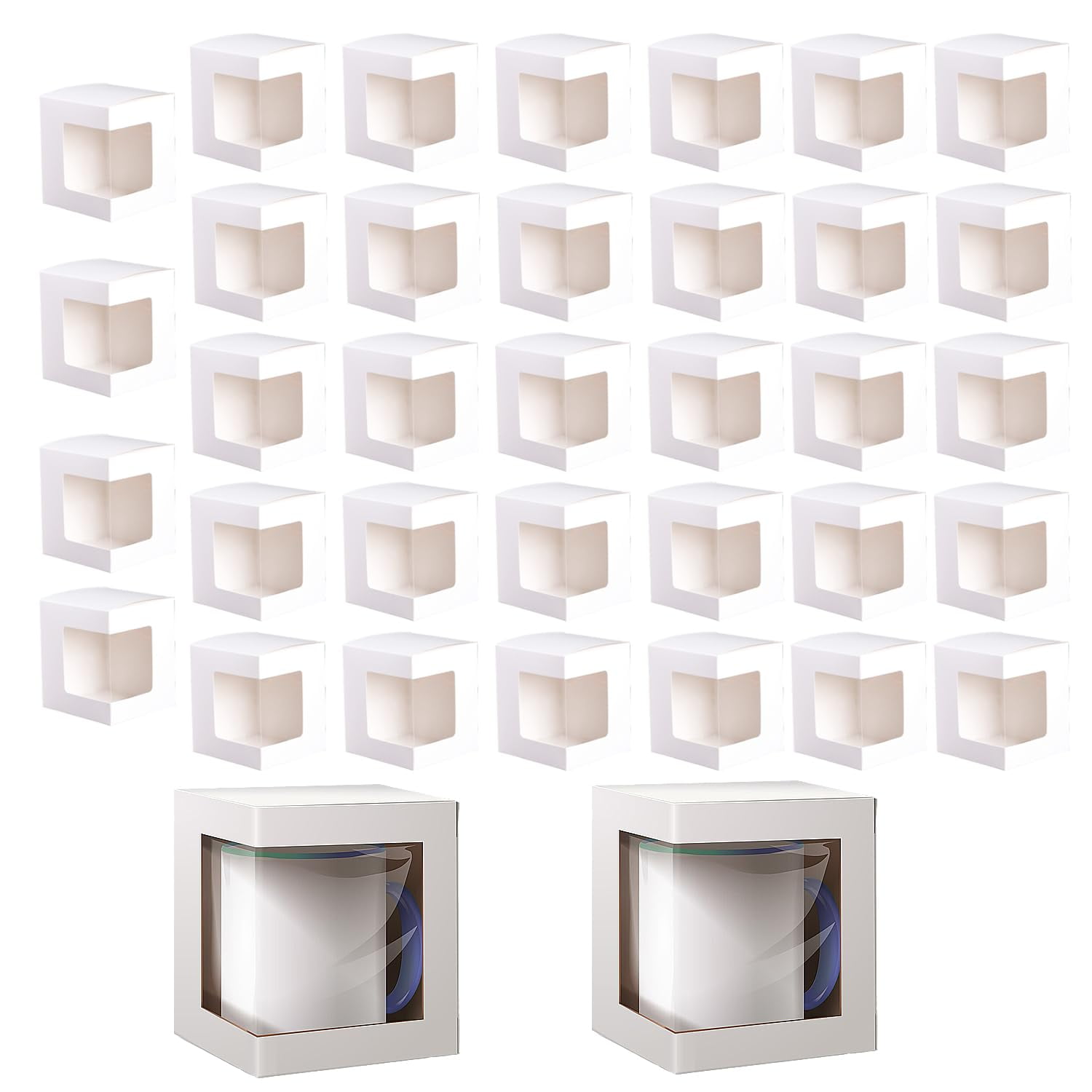 36 Pack Mug Boxes MSF2 for Gifts, Blanks Coffee Mug Gift Boxes ...