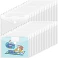 36 Pack Plastic Envelopes Poly Envelopes, Clear Document Folders US ...